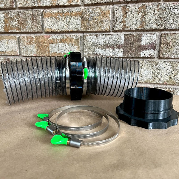 4" Port Magnetic Dust Collector System 10PC Starter Kit - Quick Discon ...