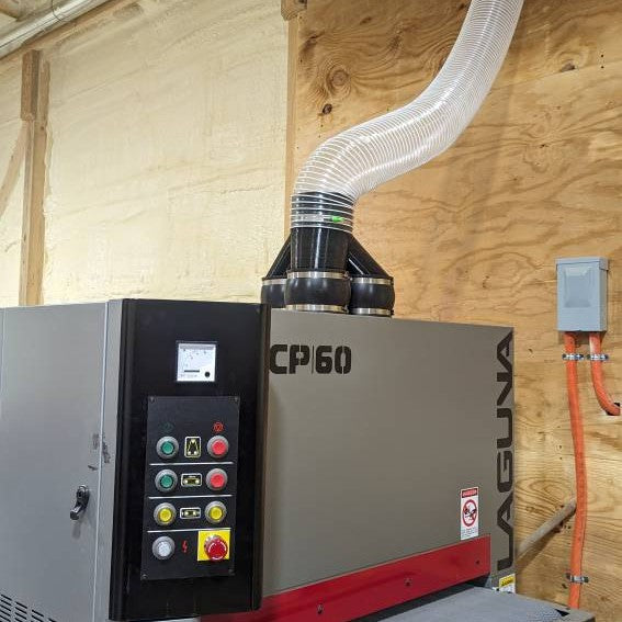 6" to 5" 3-Way Splitter Duct Connection for Woodwork Dust, Grow Tent ...